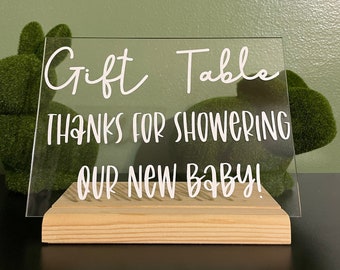 Baby Shower Gift Table Sign - Etsy