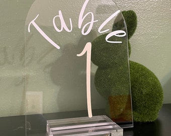 Custom Wood Table Sign - Etsy