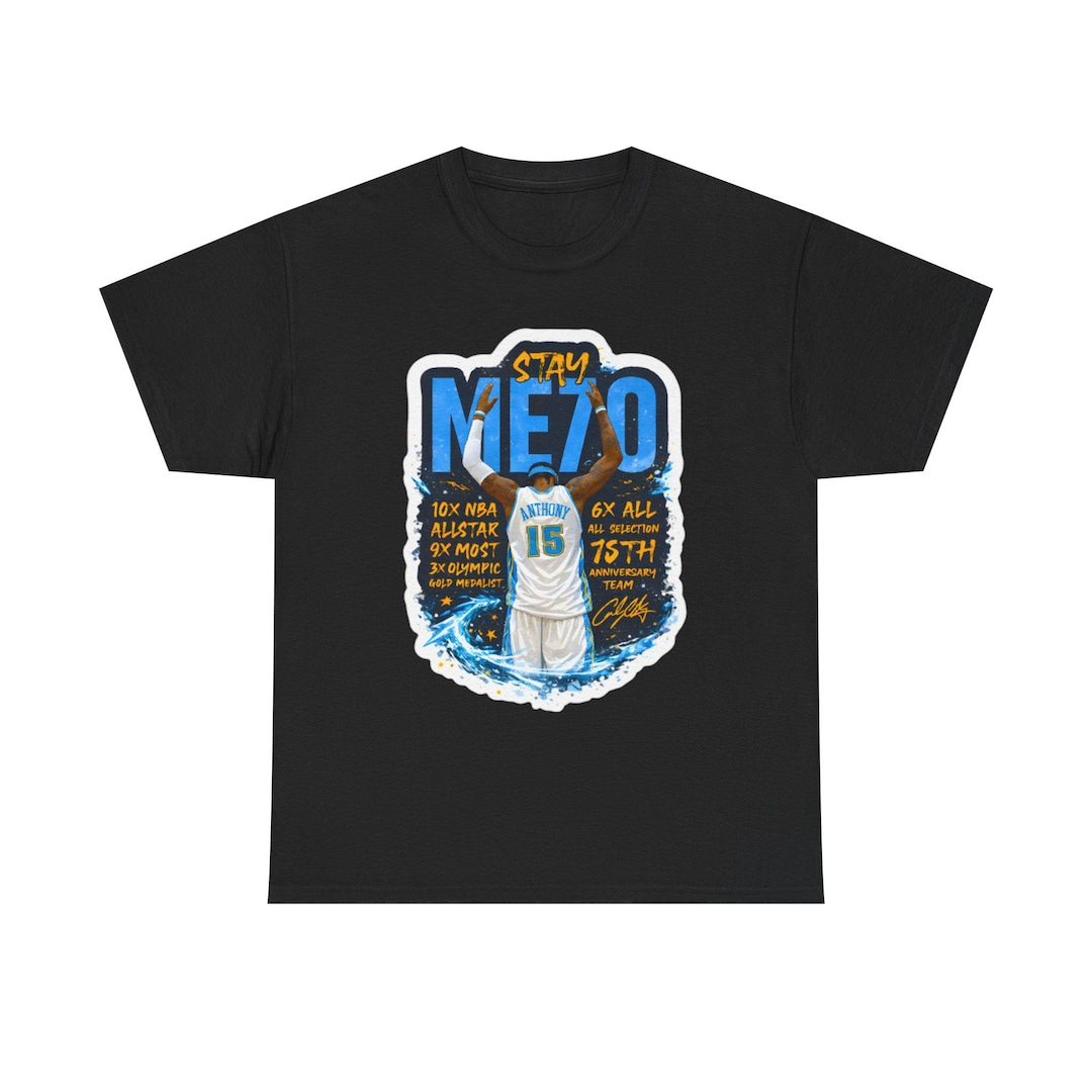 Carmelo Anthony Denver Nuggets T Shirt Legacy Fan Autograph Tee ...