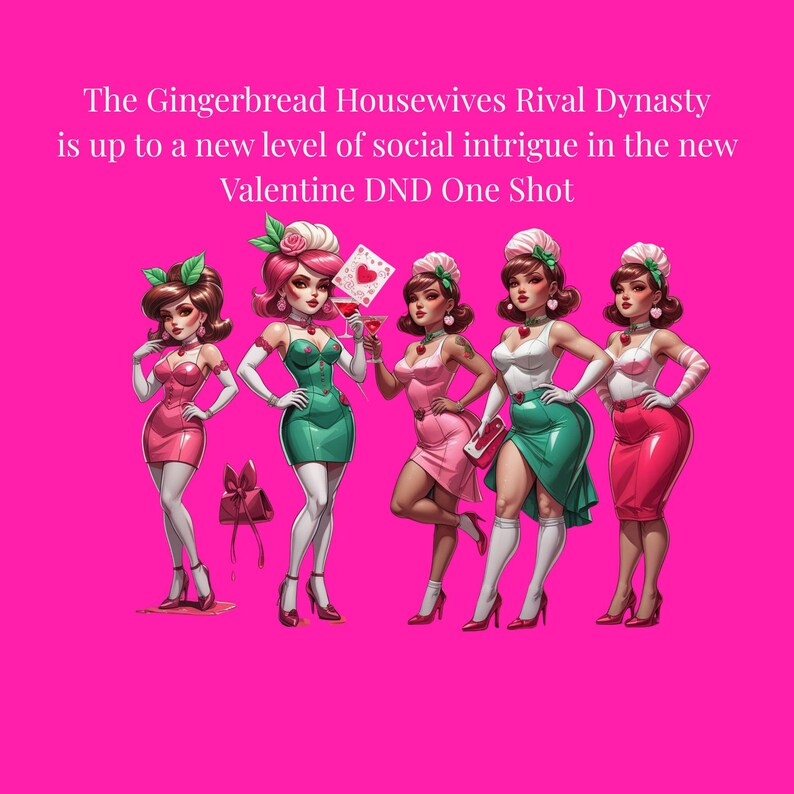 Valentine DND One-shot: Gingerbread Housewives Social Intrigue (PDF ...