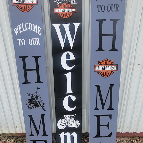 Harley Welcome Sign - Etsy