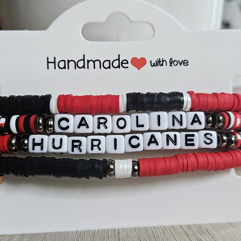 Hurricanes Fan Bracelet - Etsy
