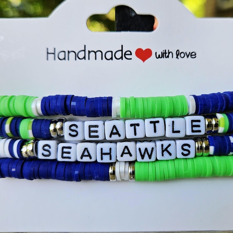 Seahawks Bracelet - Etsy