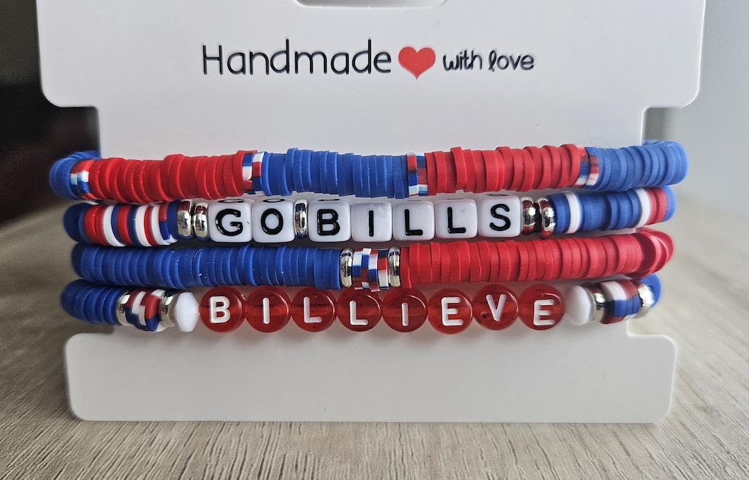 716 Buffalo Go Bills Billieve Inspired Bracelet Set - Etsy