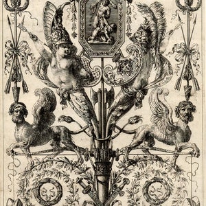 1500's Grotesque Engraving Museum Grade Art Reproduction - Etsy