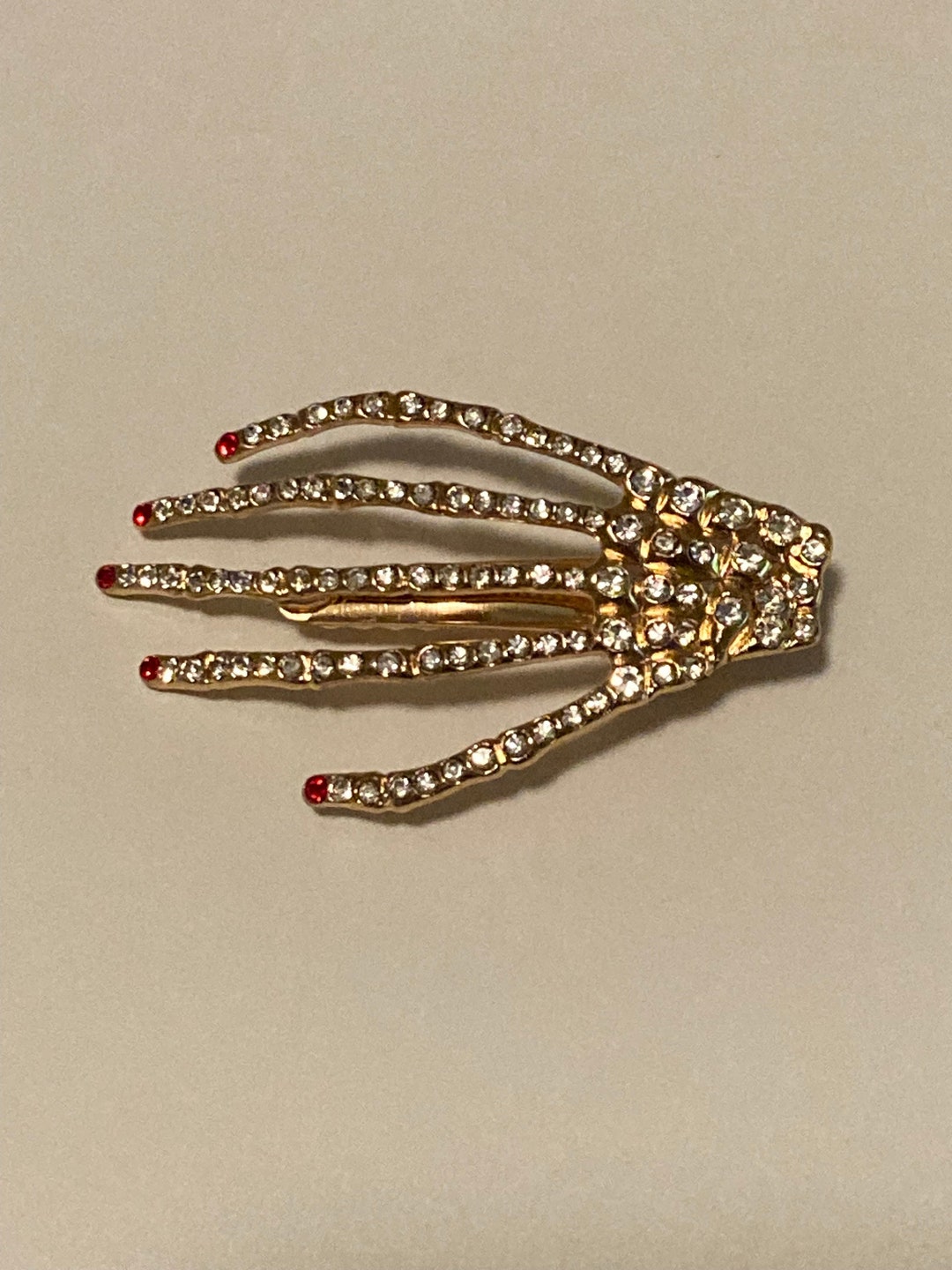Multistone Gold Colored Shiny Fashionable Hair Pin - Etsy
