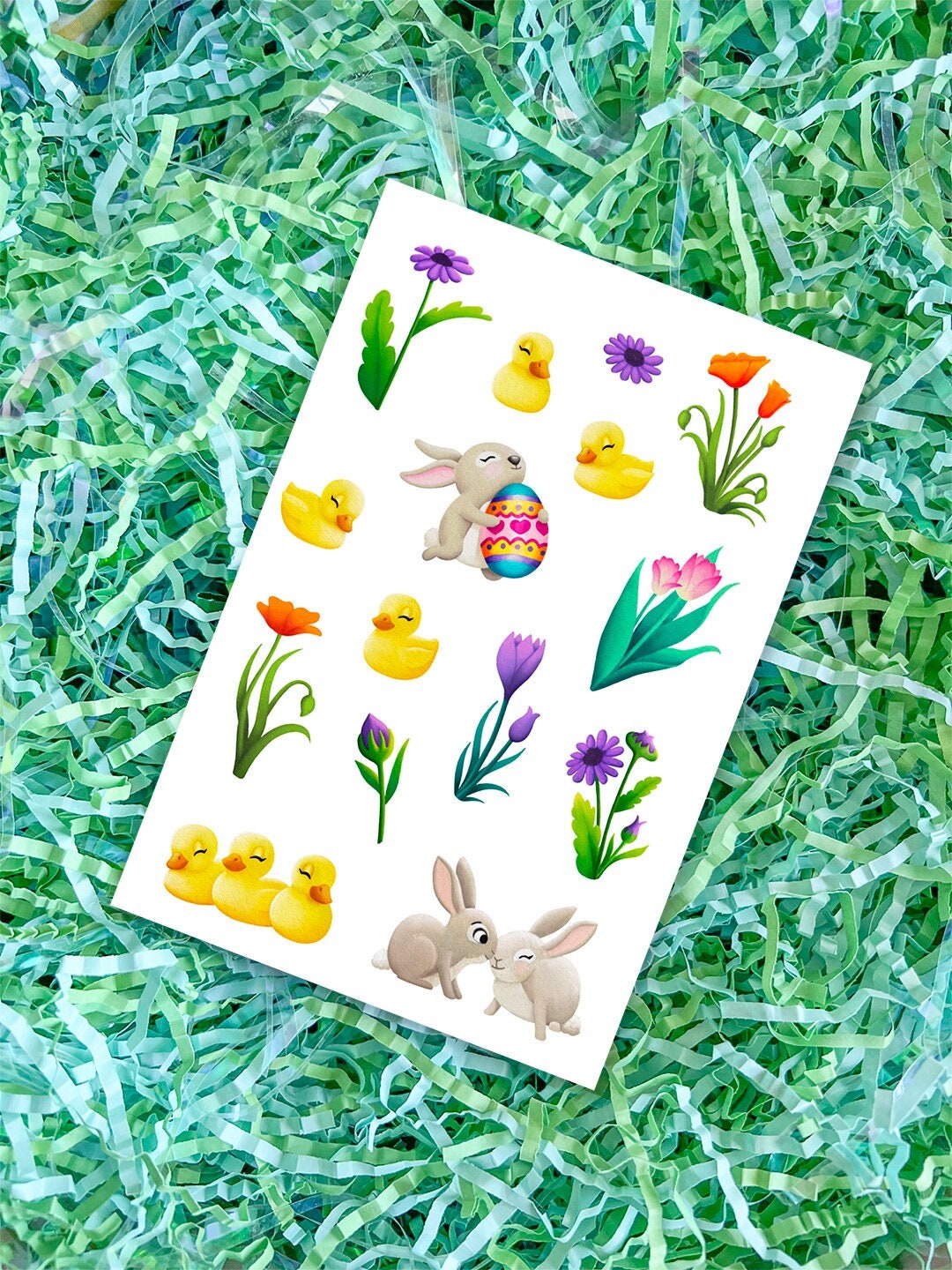 Cute Springtime Sticker Sheet - Etsy