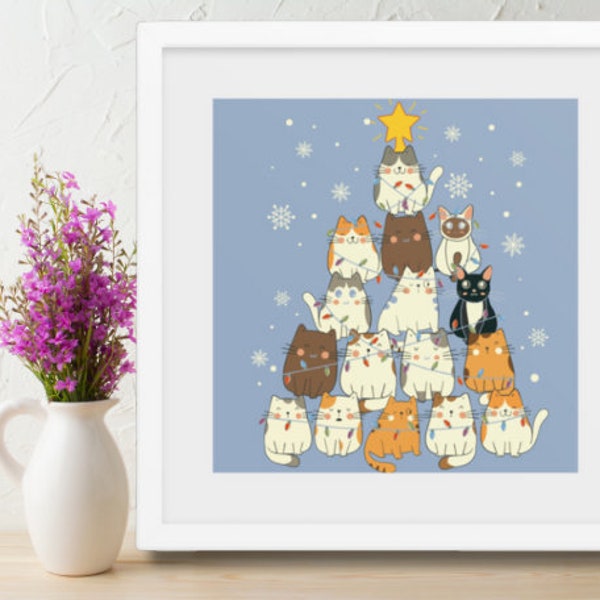 Cat Poster - Etsy