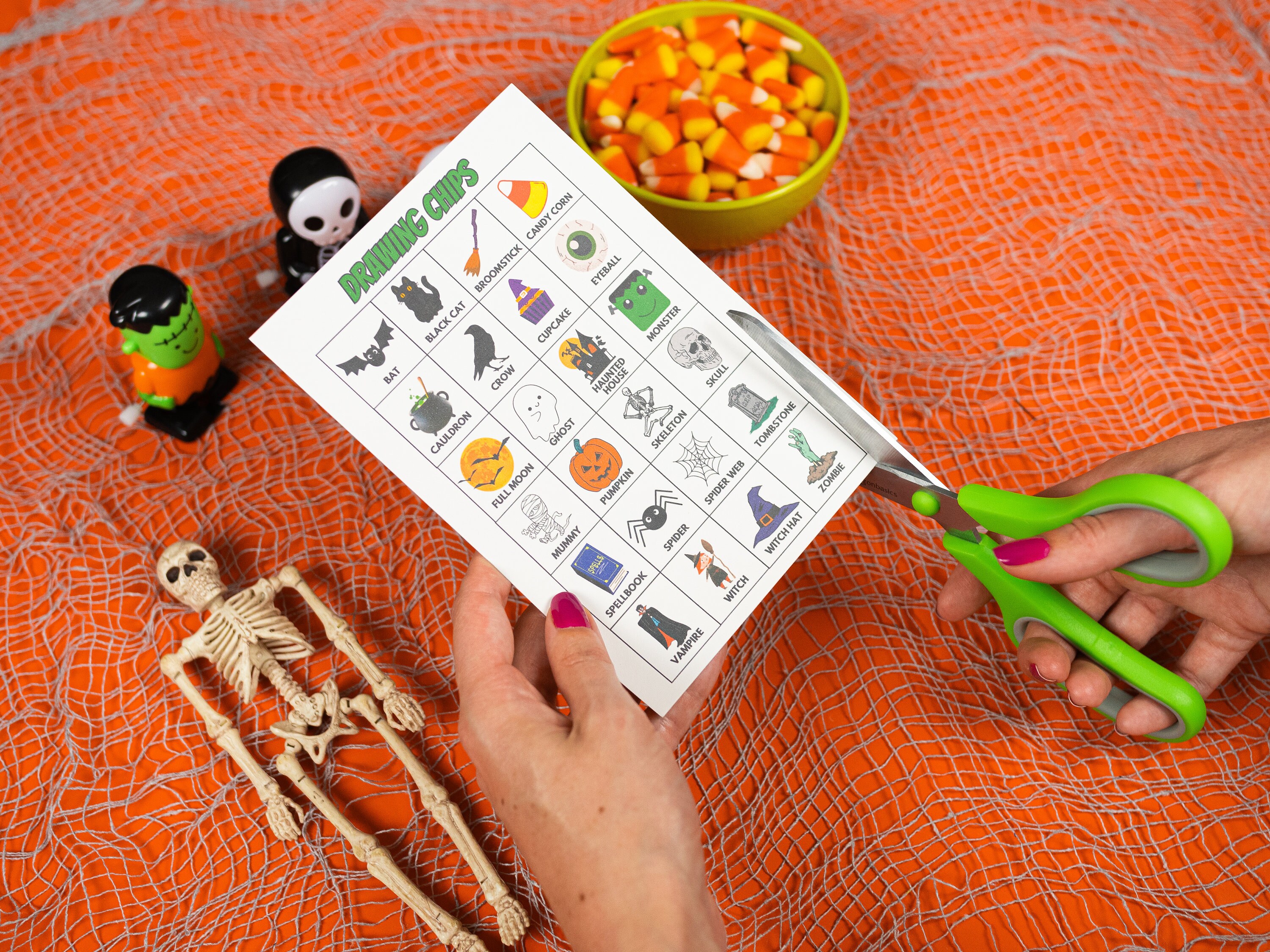 Halloween Bingo Game Printable Activity for Kids for Adults Party With ...