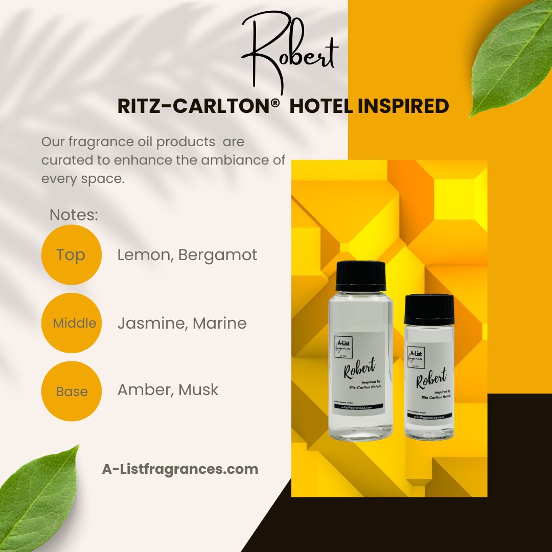 Hotel Scent Fragrance Diffuser Oil Ritz Carlton Hotels® Inspired for ...