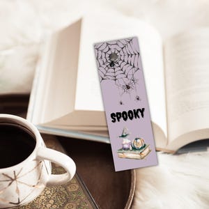 Halloween Printable Bookmarks, Collection of Spooky Ghosts, Black Cat ...