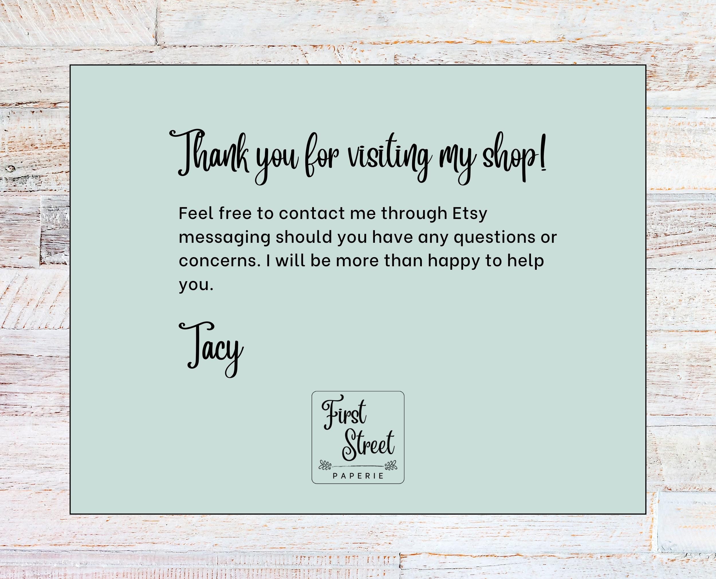 Printable Thank You Card | Appreciation Card | Instant Download ...