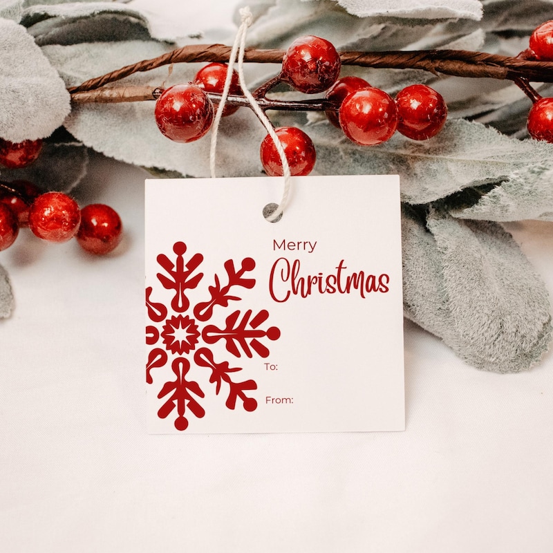 Snowflake Gift Tags - 60+ Gift Ideas for 2025