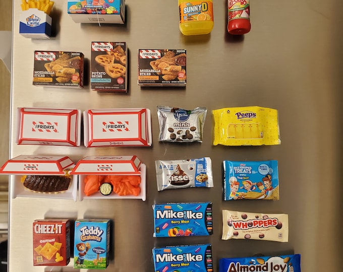 Mini Brands Magnets. Mini Food. Doll House Miniature. Tiny Food. Small ...