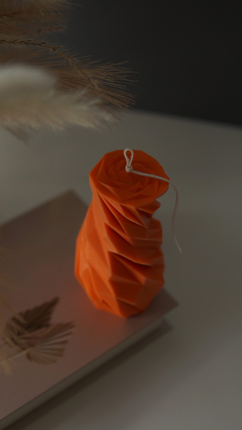 Diamond Shape Candle/handmade Candle/scented Candle/custom Colors/soy ...