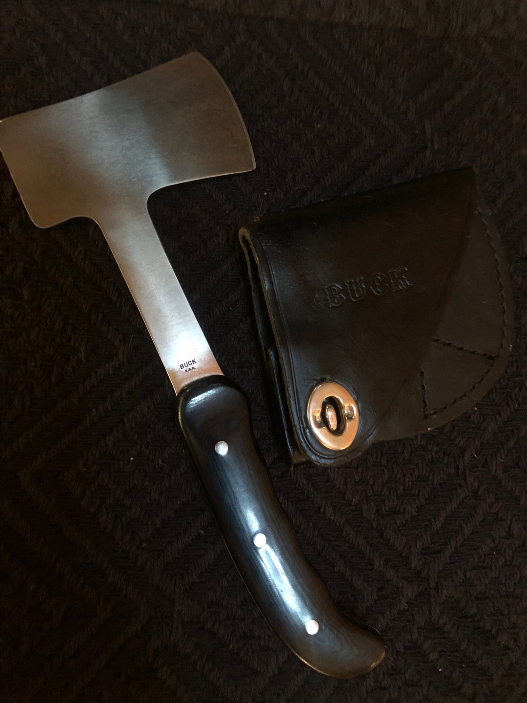 Buck 106 Black Micarta Handle Axe - Etsy