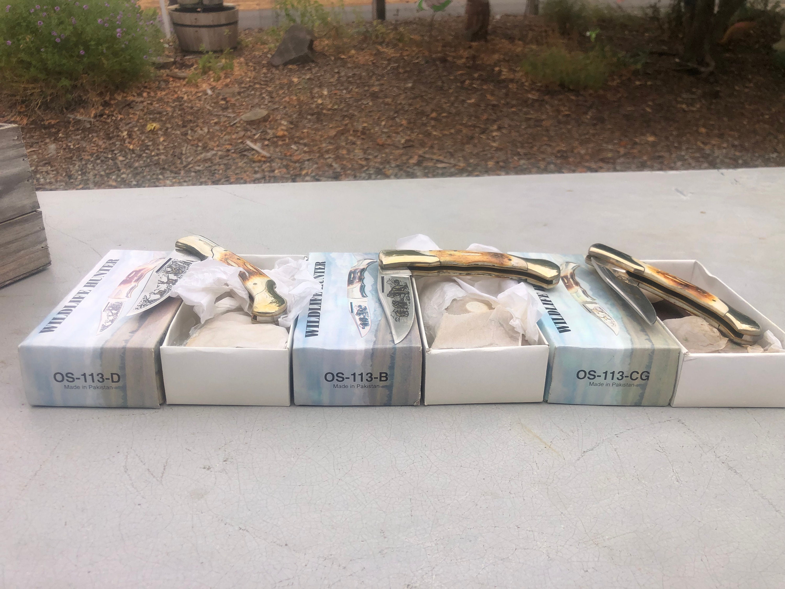 Wildlife Hunter by Old Smokey Brand Knives. Includes 3 Knives. - Etsy