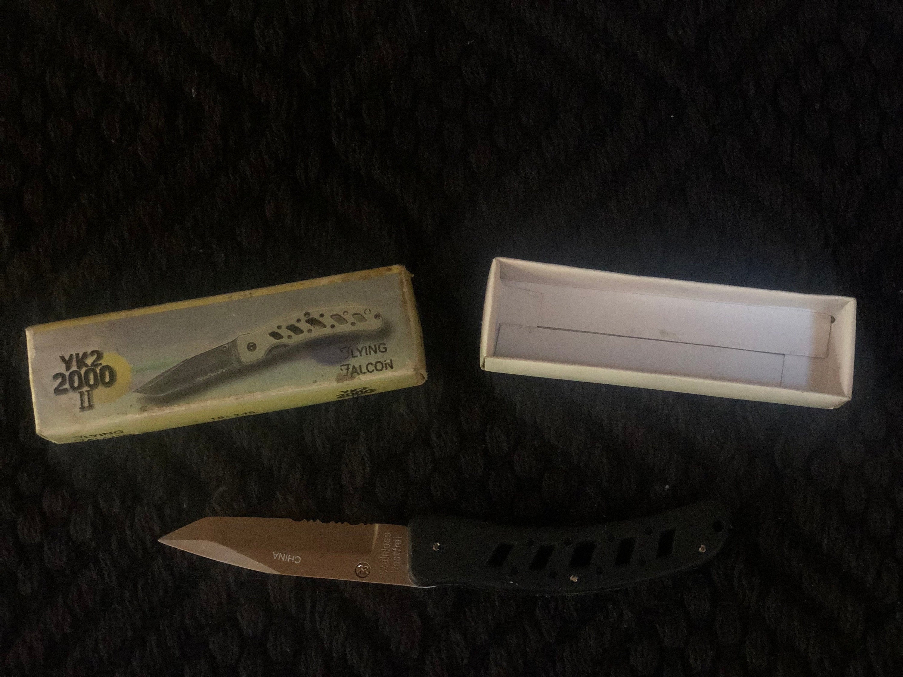 YK2 Flying Falcon Pocket Knife Model 15-345 - Etsy