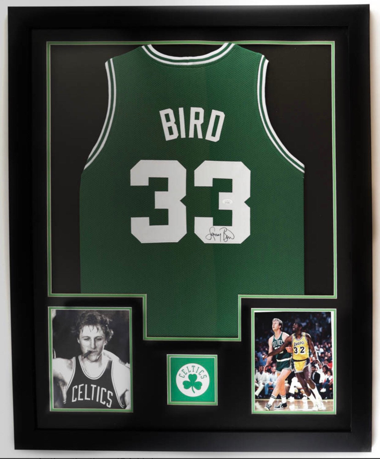 Larry Bird Signed Custom Framed Boston Celtics Jersey Display - Etsy