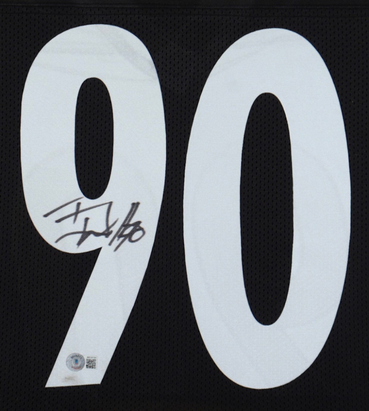 T.J. Watt Autographed Signed Custom Framed Pittsburgh Steelers Jersey ...