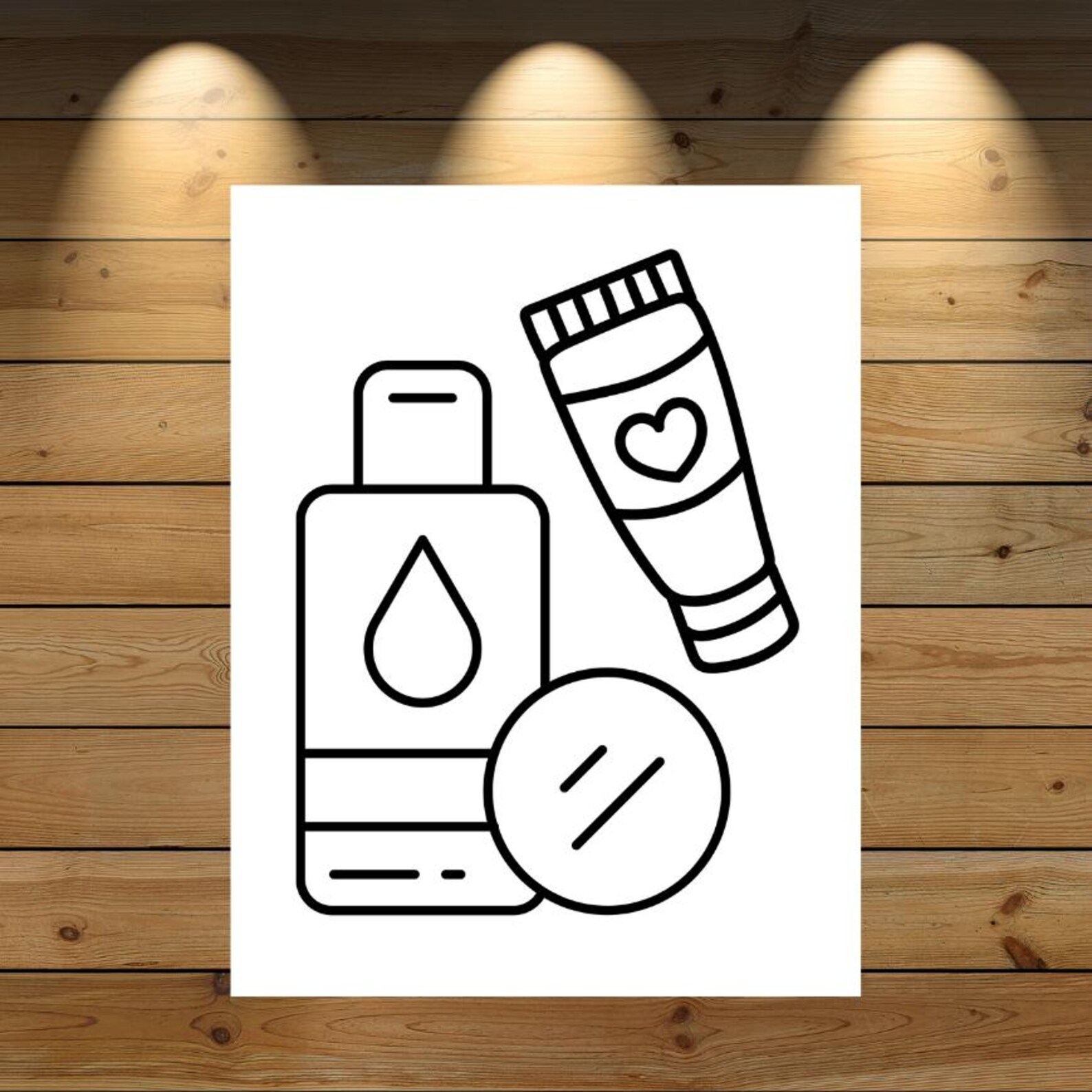 Makeup & Cosmetics Coloring Book for Girls: Fun Beauty Activity ...