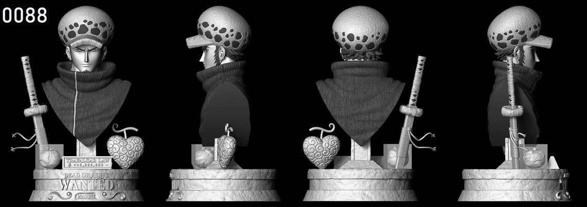 6 Anime Full Collection STL Bundle File Pack 3D Printing Digital STL ...