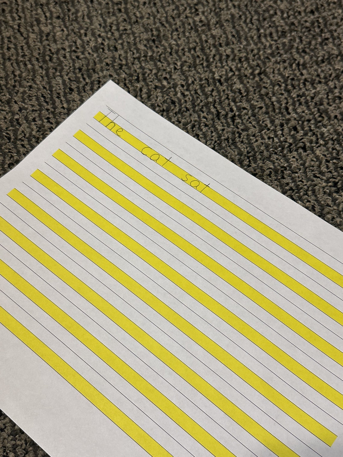 Kindergarten Dyslexia Writing Paper - Etsy