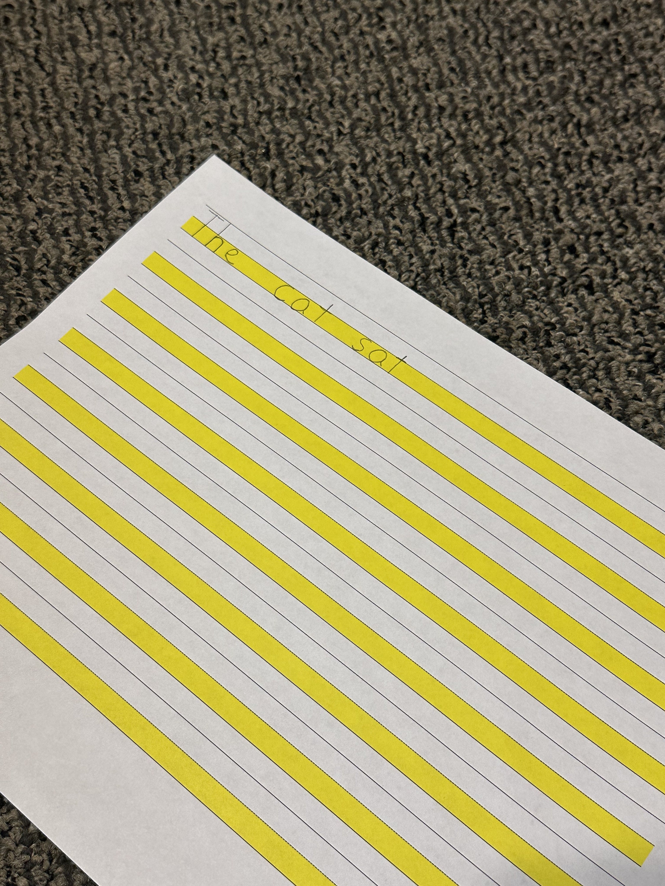 Kindergarten Dyslexia Writing Paper - Etsy