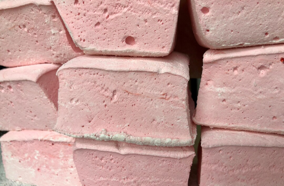 Strawberry Marshmallows Halal Kosher Gourmet Handmade Candy - Etsy