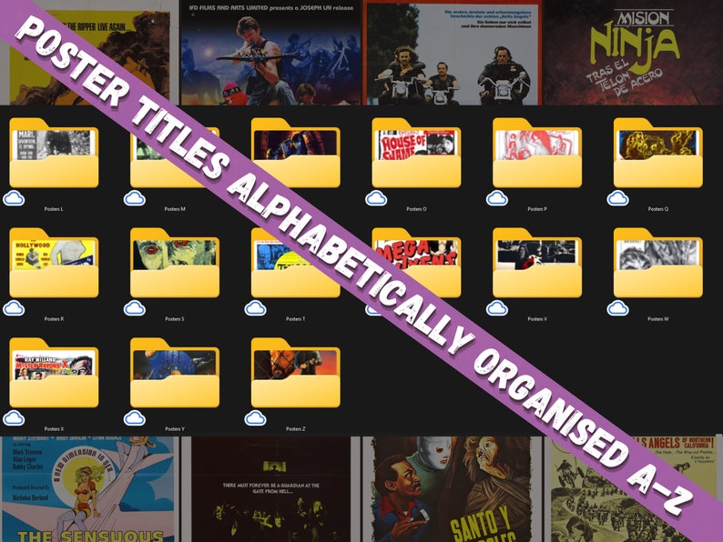 5,800 Old Movie POSTERS, High Quality 300 DPI, MEGA Movie Posters ...