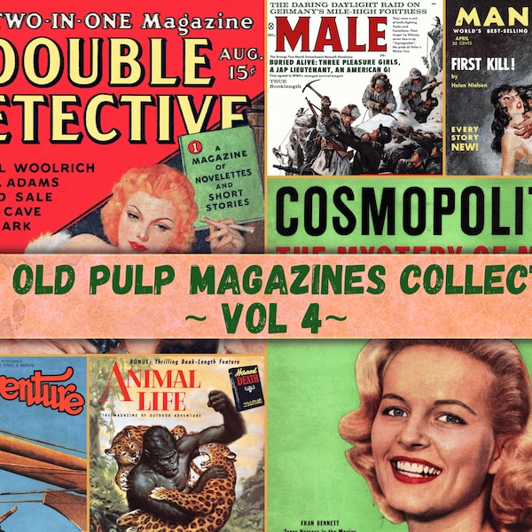 Pulp Magazine Download - Etsy