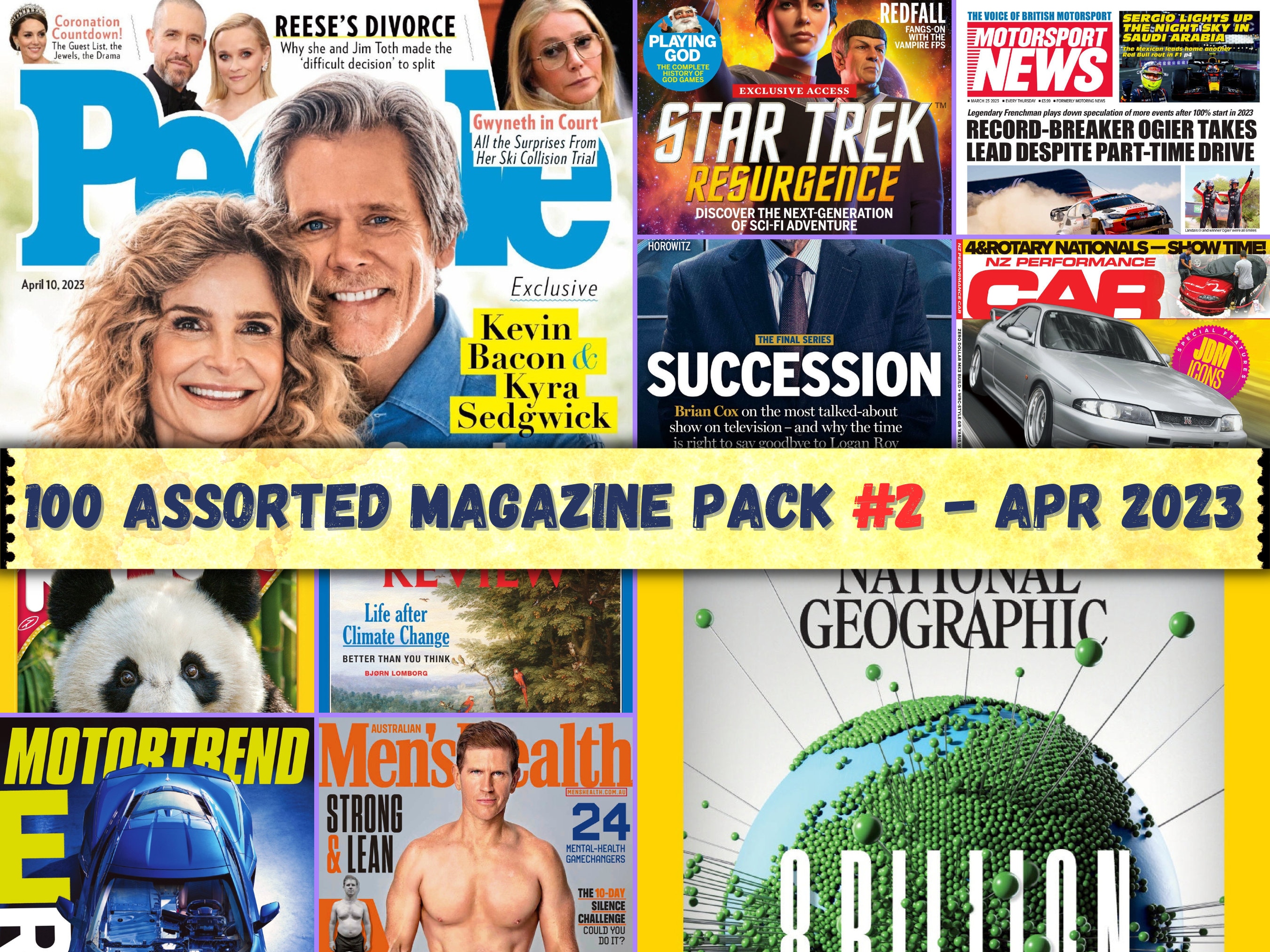 Exclusive 100 Assorted Magazines BUNDLE 2 April 2023 Release Digital ...