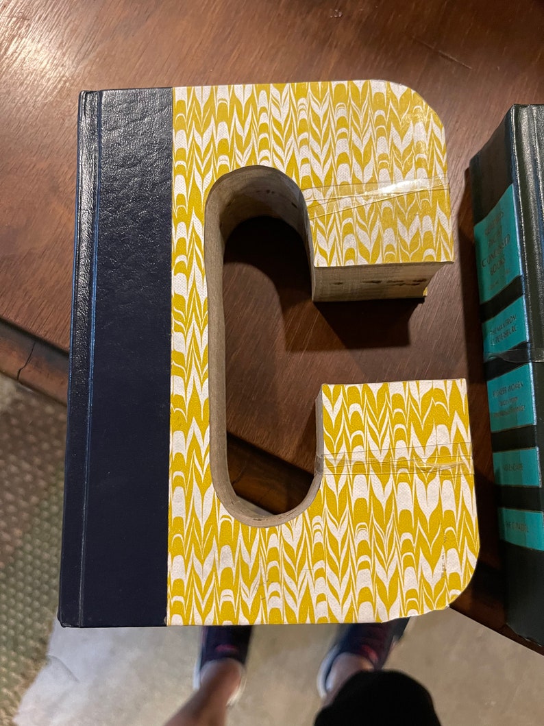 Book Letter C - Etsy