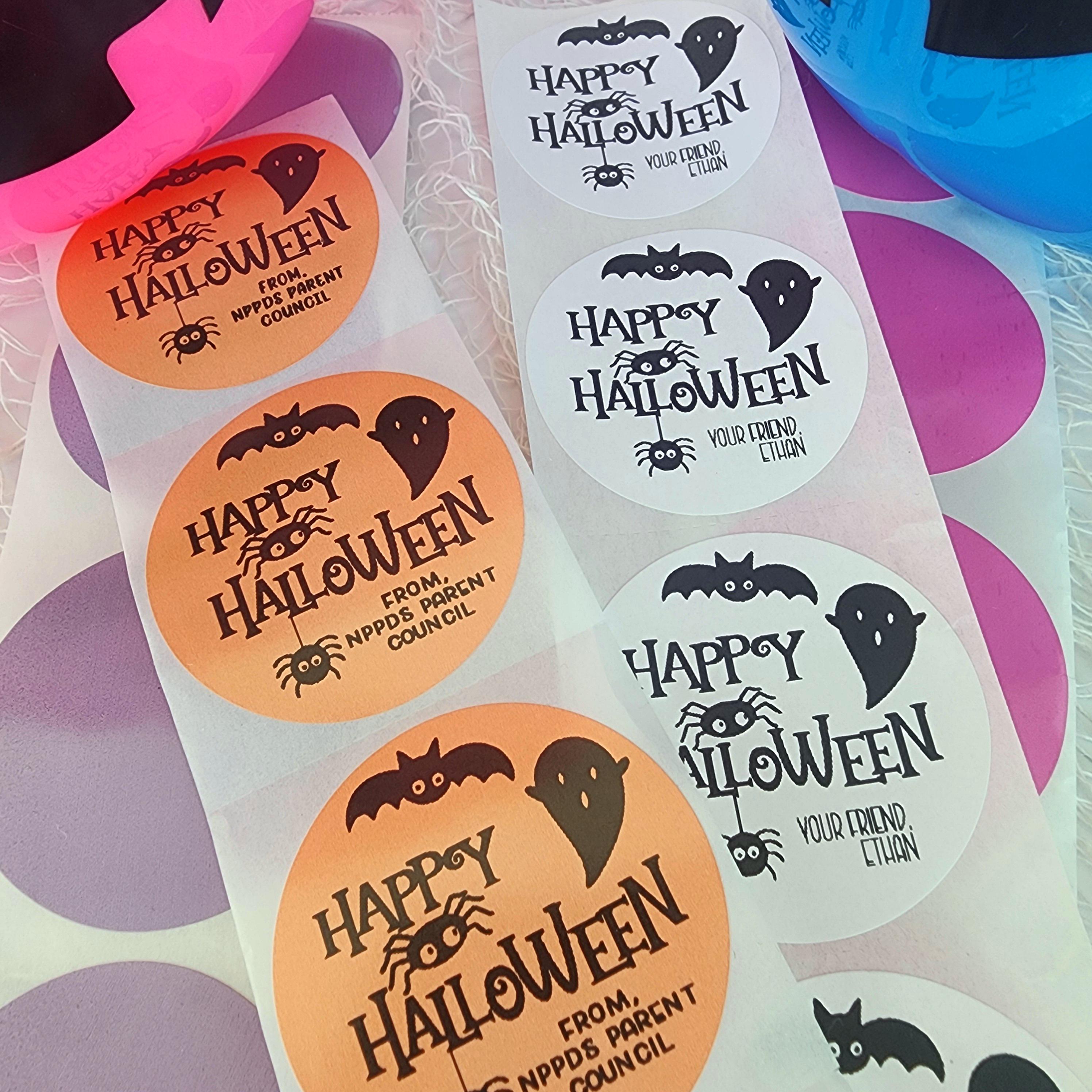 Personalized Halloween Sticker for Goodie Bag Sticker Trick or Treat ...