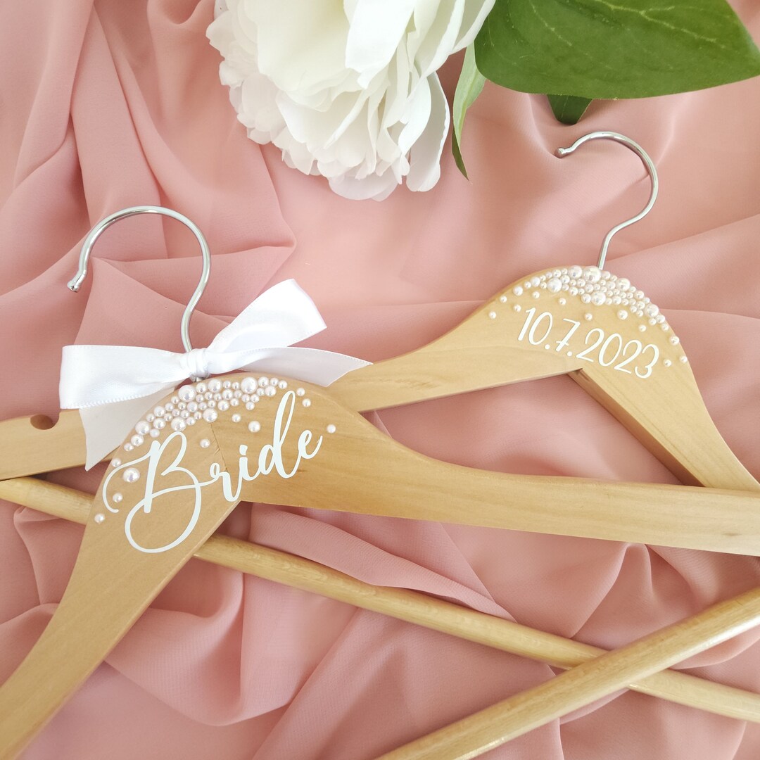 Bridal Wedding Hanger Wooden Bridal Hanger for Wedding Party Gift for ...