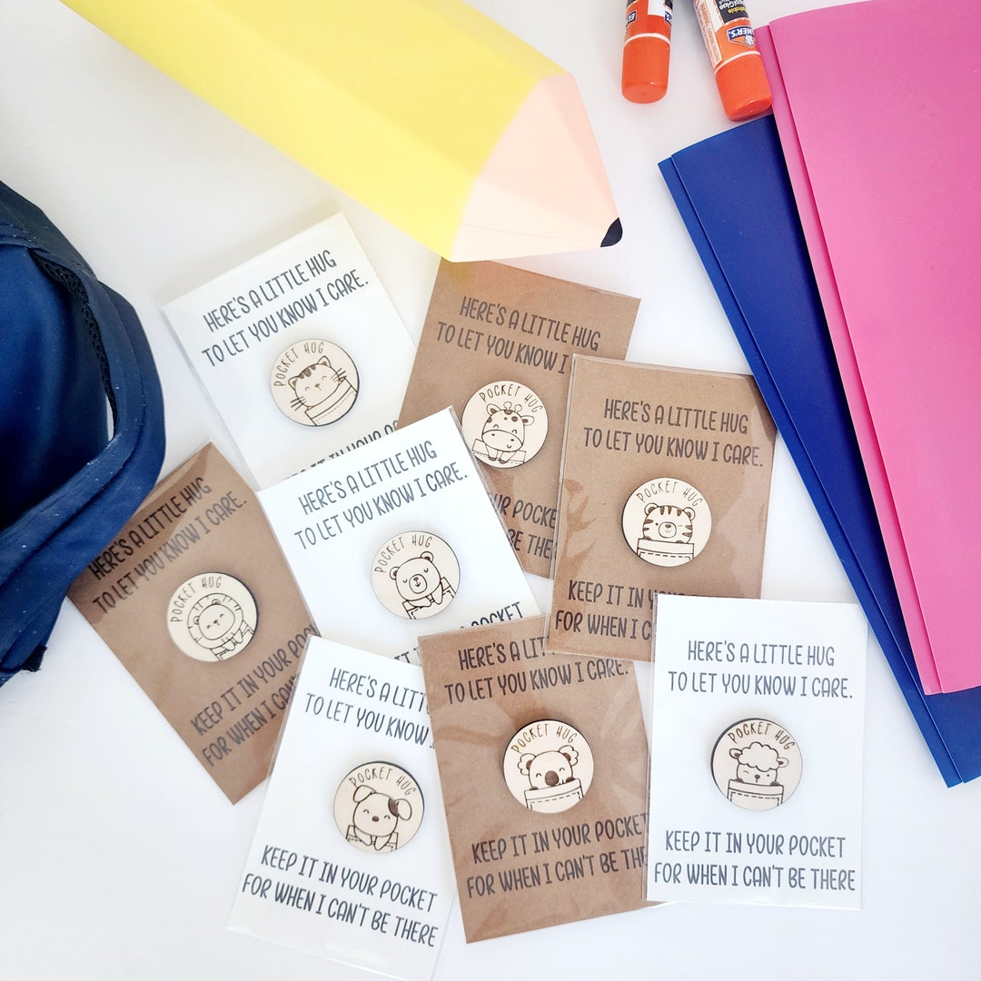 Hug Tokens for Kids Pocket Hugs for Back to School Kids Pocket Trinket ...