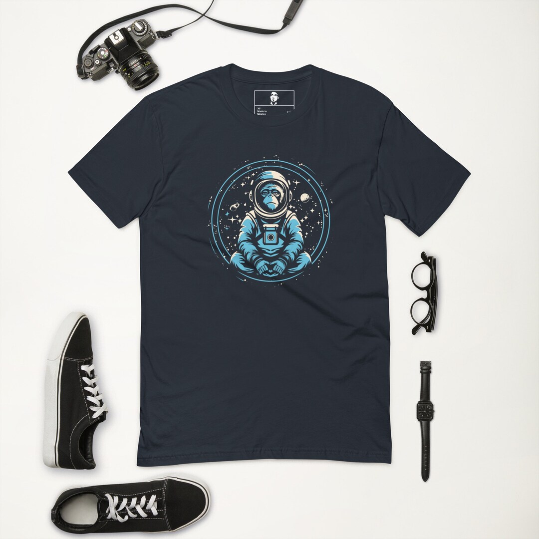 Monkey in Outer Space T-shirt - Etsy