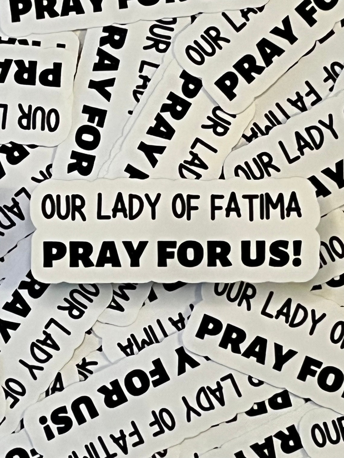 Our Lady of Fatima Catholic Sticker 3.5in Waterproof Vinyl - Etsy