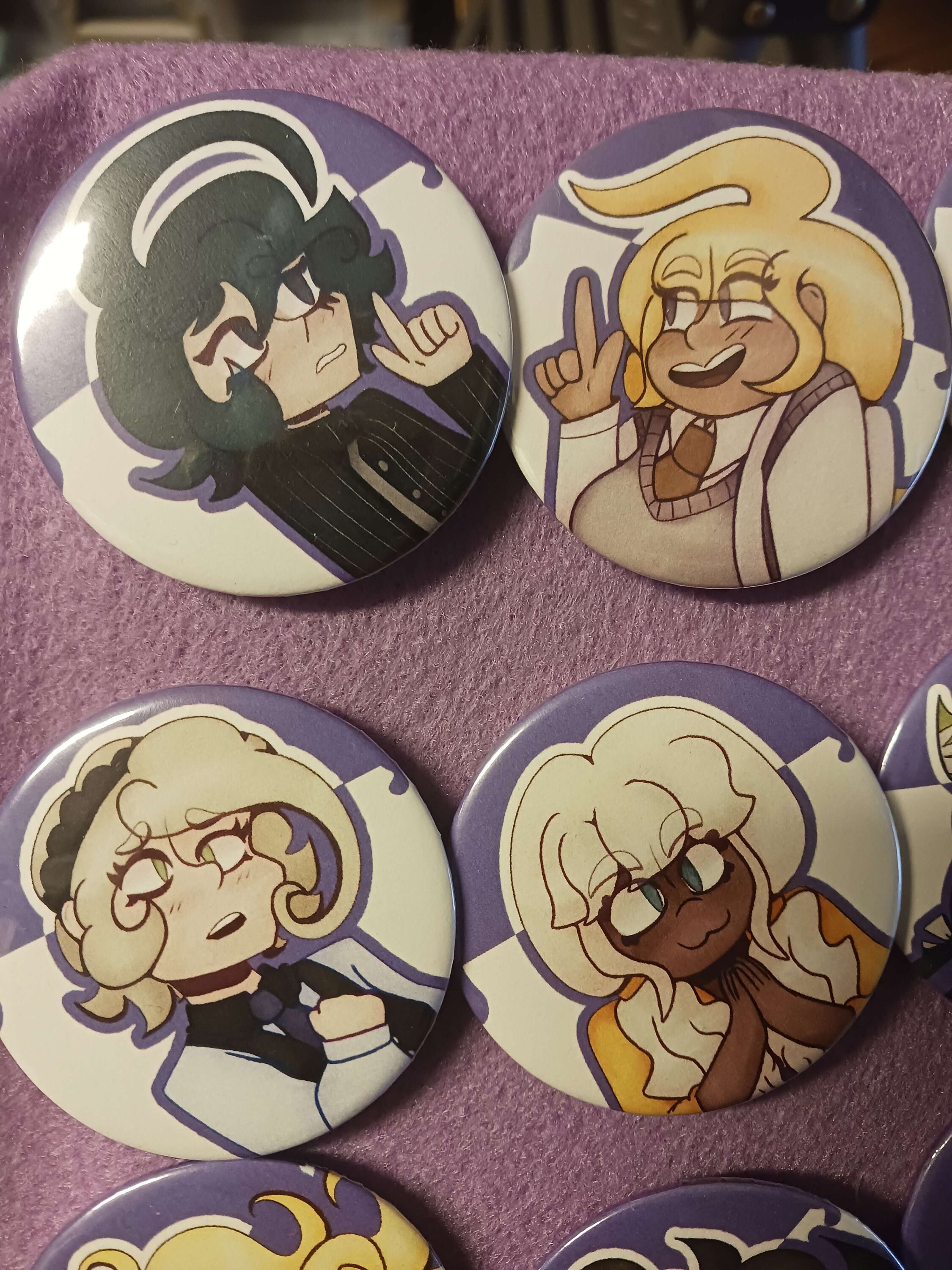 Danganronpa V3 2.25 Character Buttons - Etsy