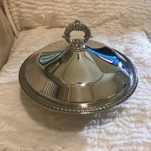 Vintage F.B. Rogers Silver Co. Covered Casserole Dish - Etsy