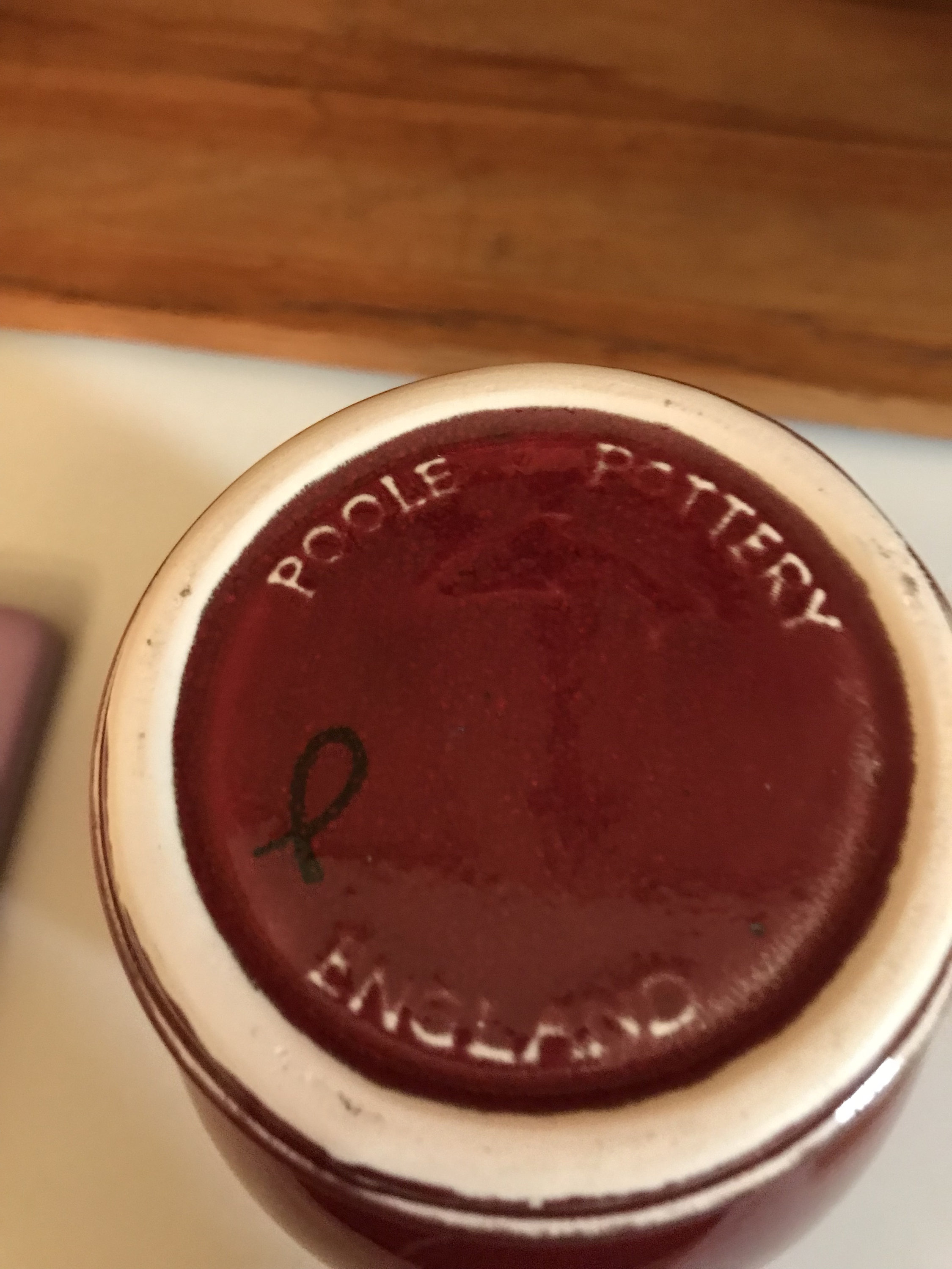 Vintage Poole England Pottery volcano Vase High Gloss Signed and ...