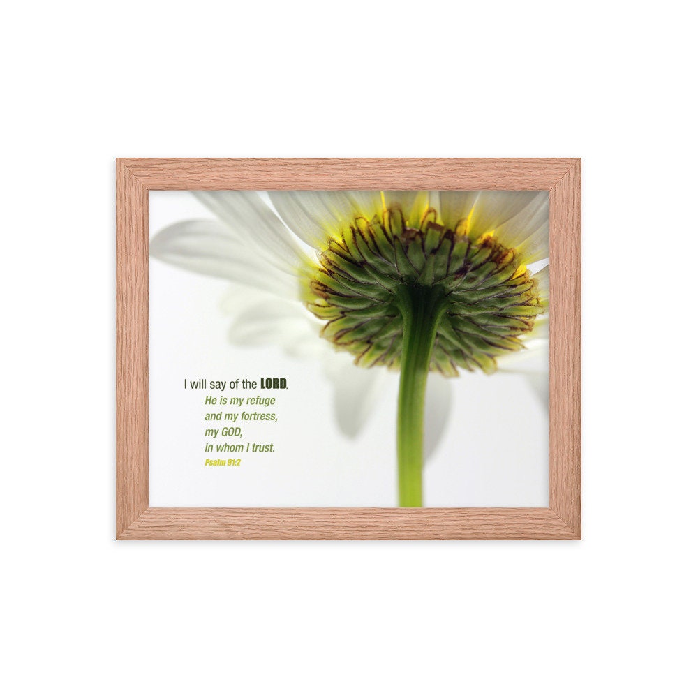 Framed Scripture Art Psalm 91v2 - Etsy