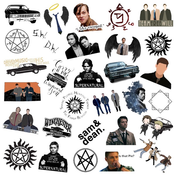 Supernatural Decal - Etsy