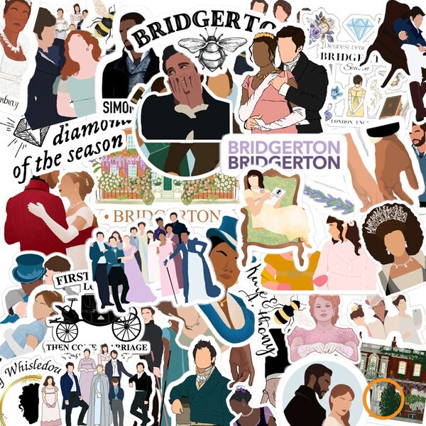 Bridgerton Planner Stickers - Etsy
