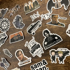 50PCS Dean Sam Castiel Stickers Design Cute Aesthetic Stickers Decal ...