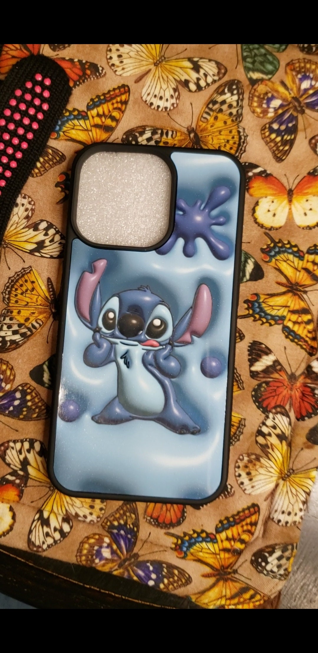 Stitch Phone Case iPhone 13 Case any Model 3D Puffy Stitch Phone Case ...