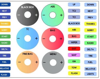 Semi-gloss sim Racing Decals V6 - Etsy