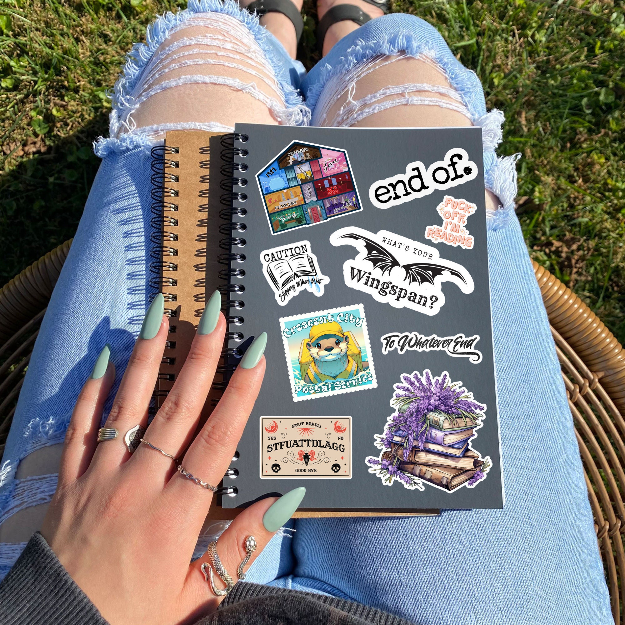 Mix and Match Any 5 Stickers Bundle Pack, Novelty, Trendy, Bookish ...