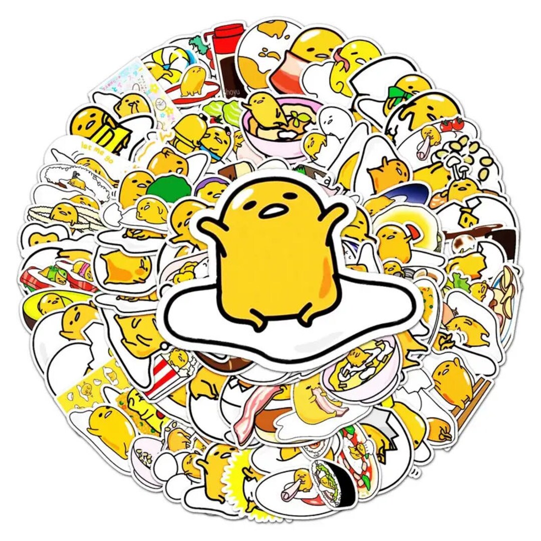 5-25pc Cute Kawaii Egg Random Sticker Packs for Kitchen Decor ...