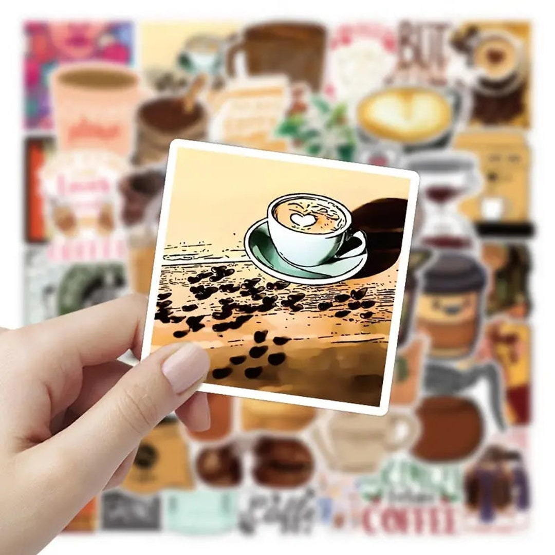 5-25pc Coffee Lover Random Sticker Pack Caffeine-fueled Stickers for ...